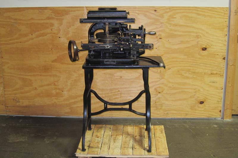 Lot #3: Graphotype Model G1 - WireBids